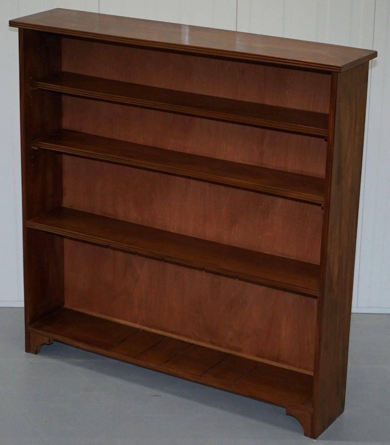 Lovely Patina Mahogany Bookcase Library Reading Bookcase at 1stDibs