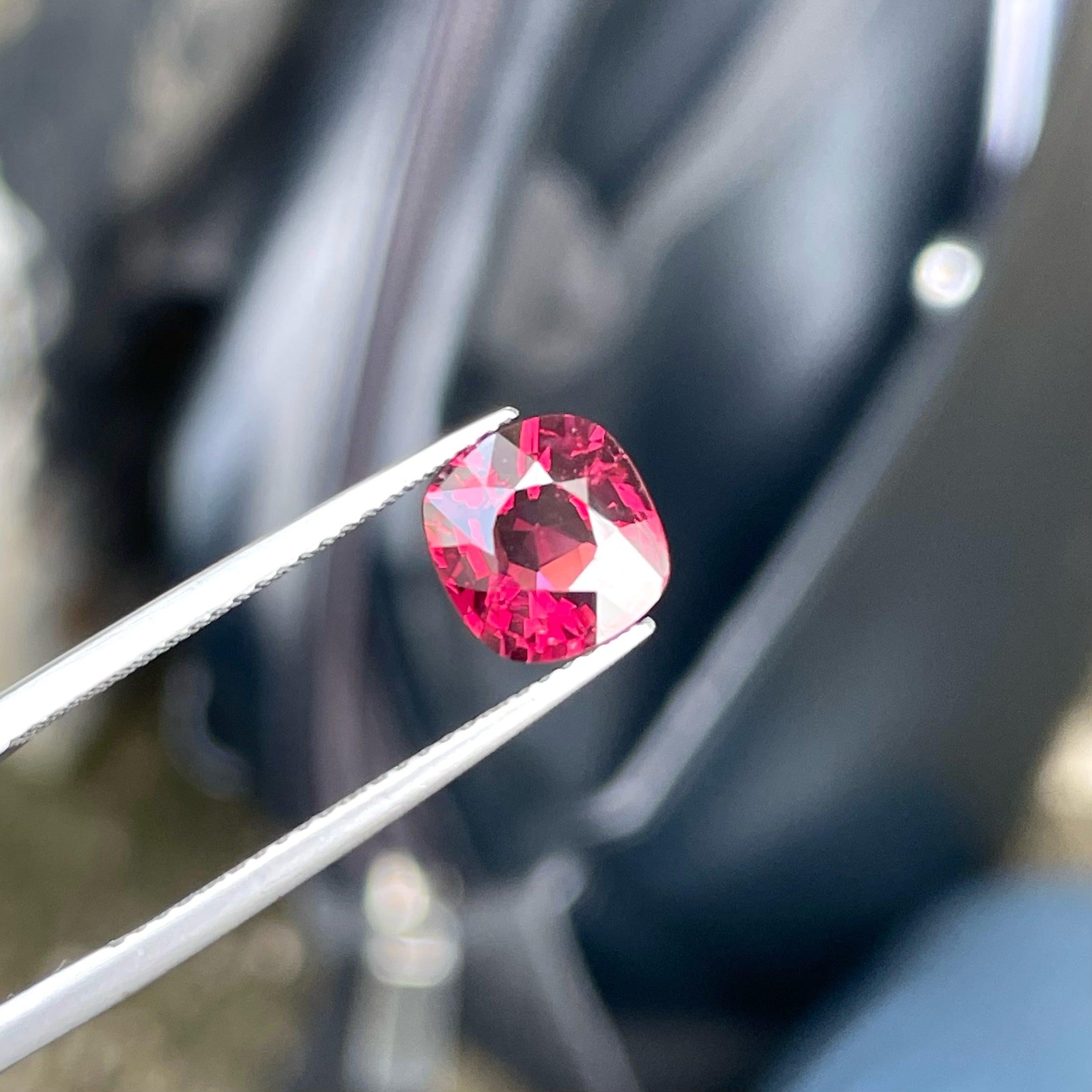 Lovely Pinkish Red Loose Spinel Gemstone 2.20 Carats Spinel Ring Spinel ...