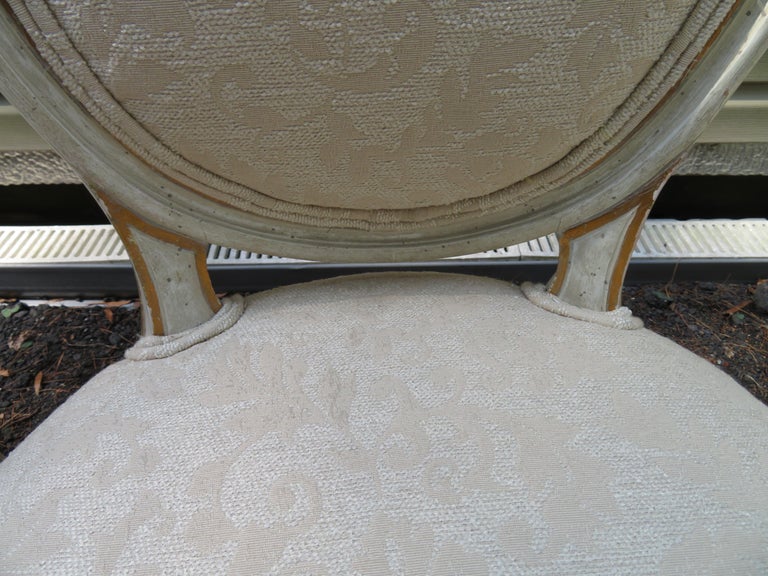 Lovely Set 8 Dorothy Draper style Fluted Leg Dining Chairs Hollywood ...