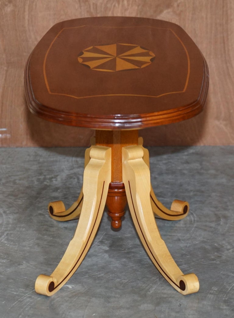 Lovely Sheraton Revival David Linley Style Maple and Hardwood Oval ...