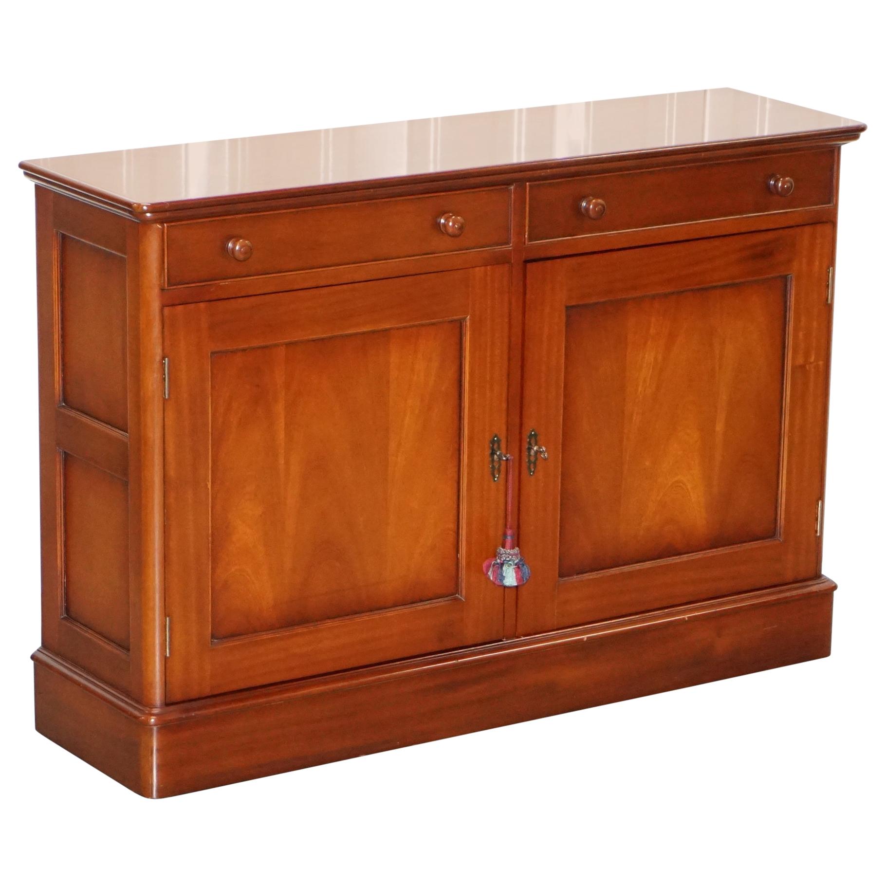 Lovely Small Solid Cherrywood Office Sideboard with Drawers Part of ...