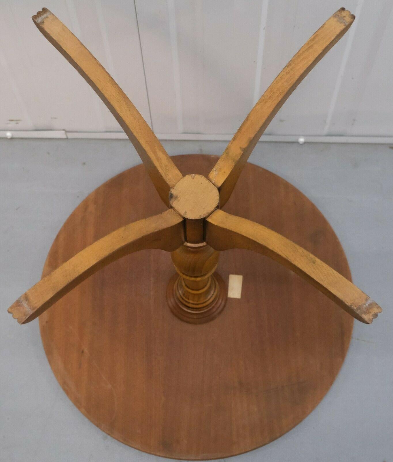 Lovely Victorian Walnut Light Brown Colour Side Table in Very Good ...