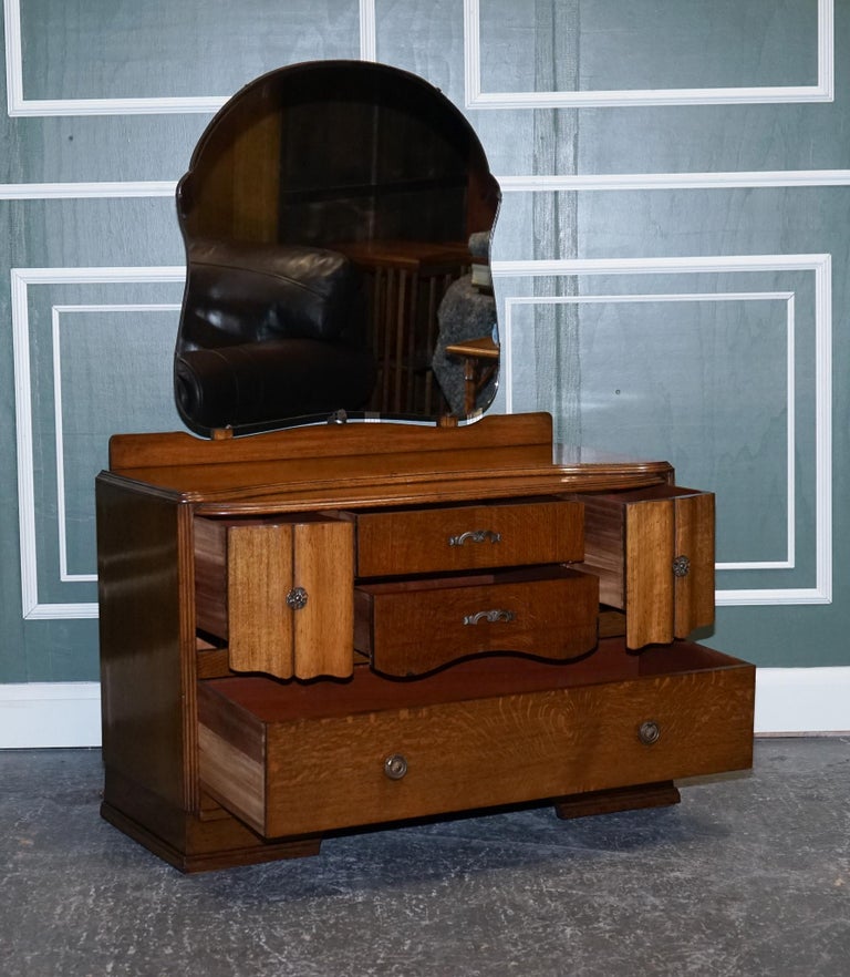 antique oak dressing table