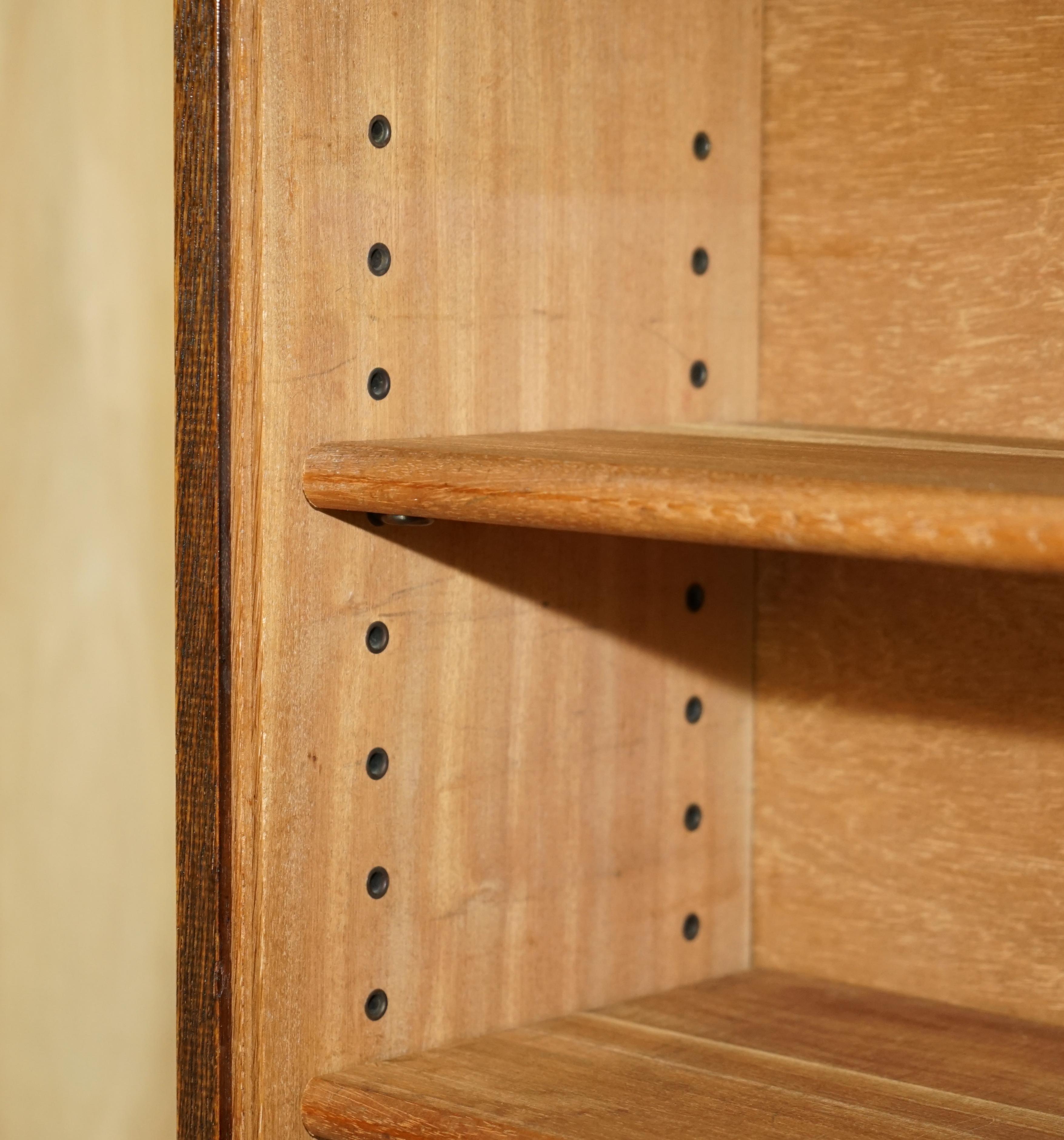 Lovely Vintage circa 1950s Mid-Century Modern Oak Dwarf Open Library ...