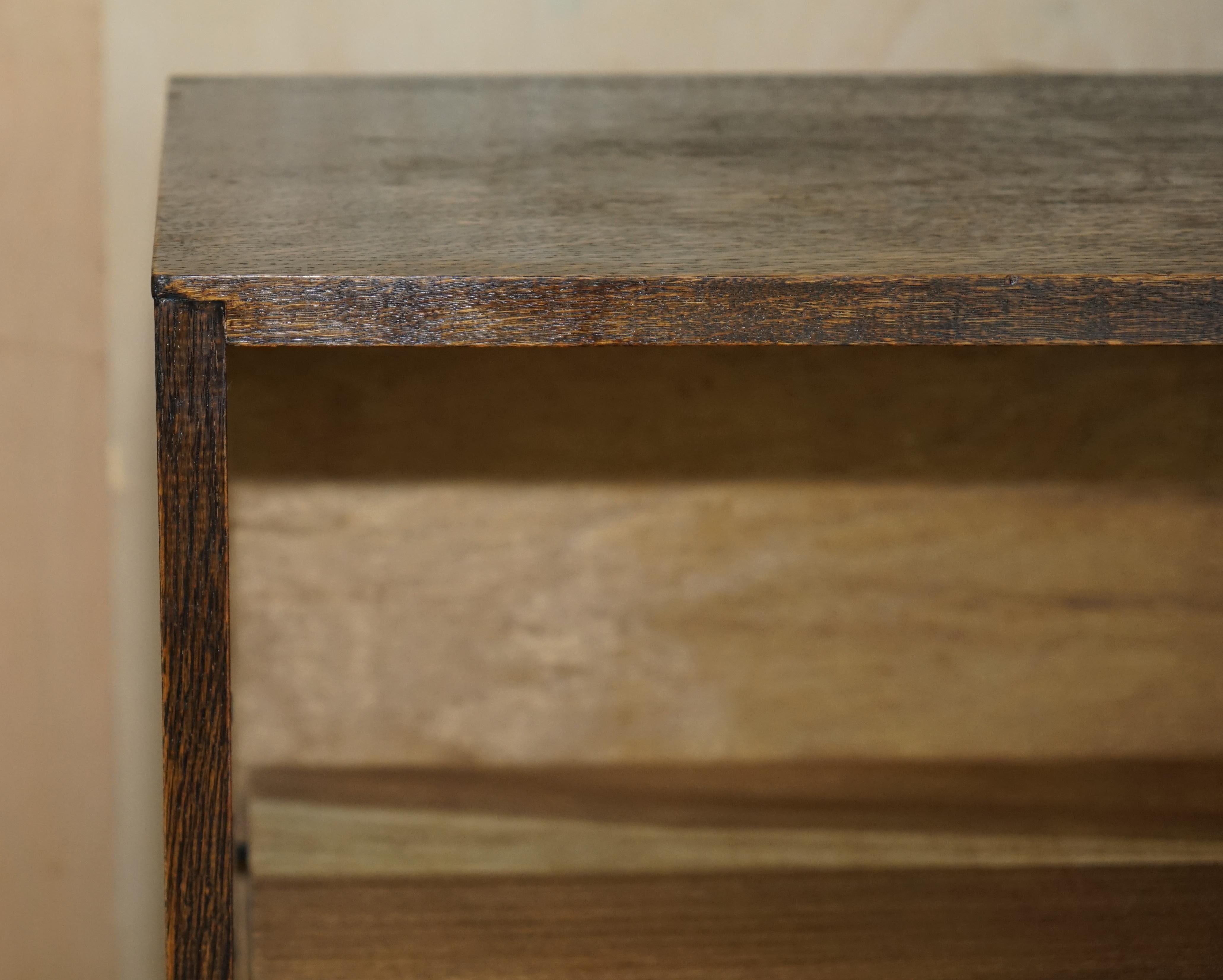 Lovely Vintage circa 1950s Mid-Century Modern Oak Dwarf Open Library ...