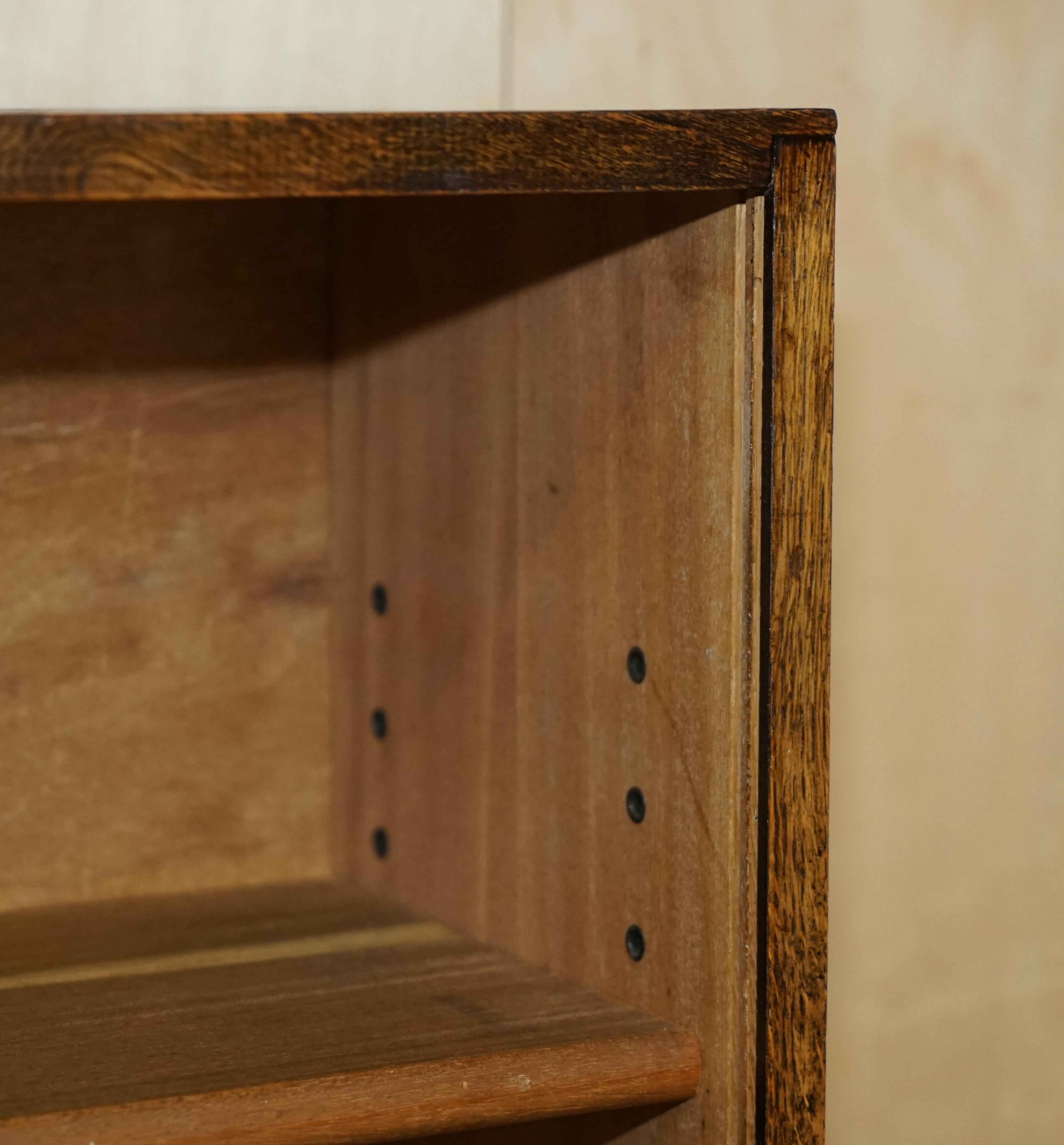 Lovely Vintage circa 1950s Mid-Century Modern Oak Dwarf Open Library ...