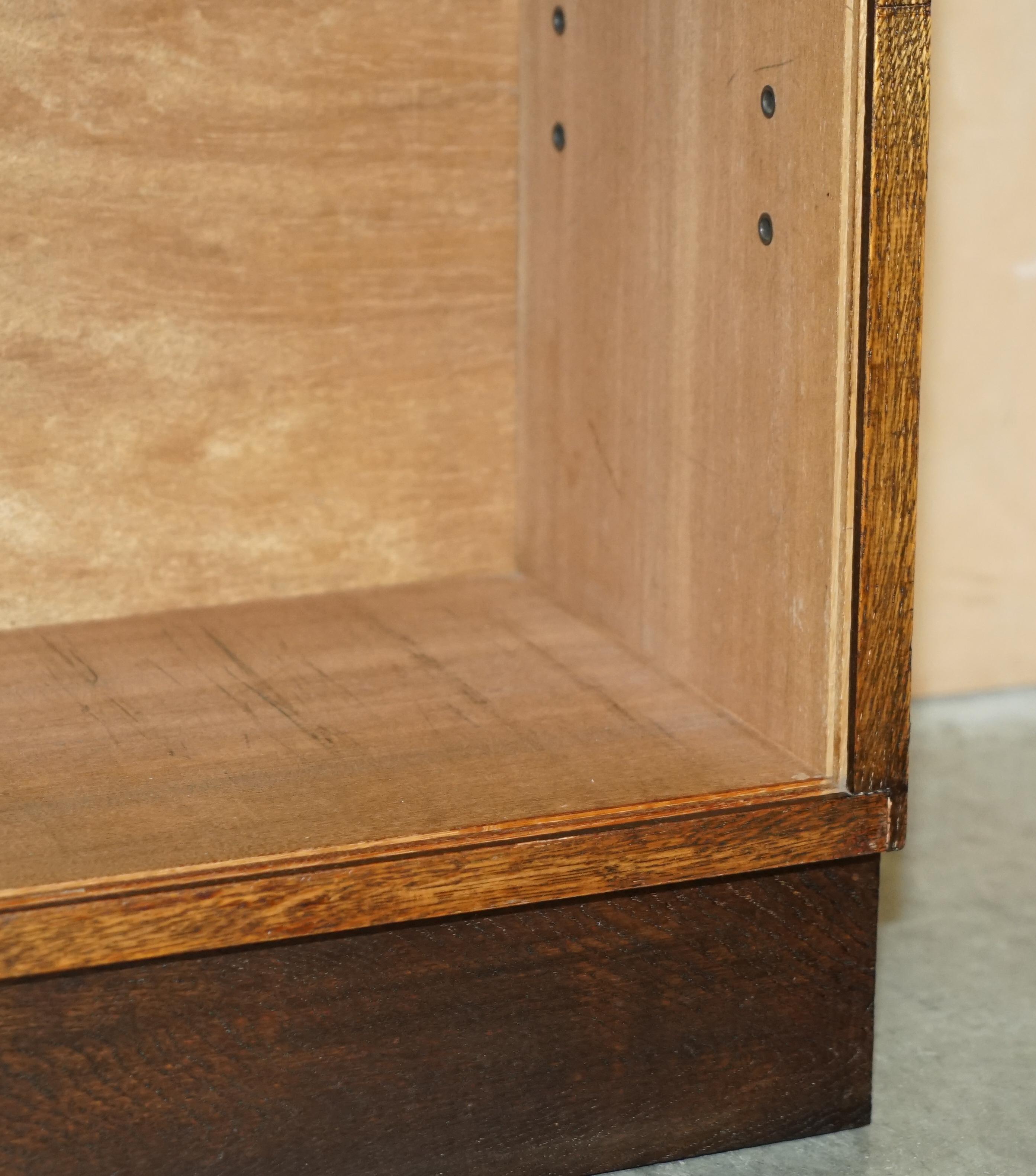 Lovely Vintage circa 1950s Mid-Century Modern Oak Dwarf Open Library ...
