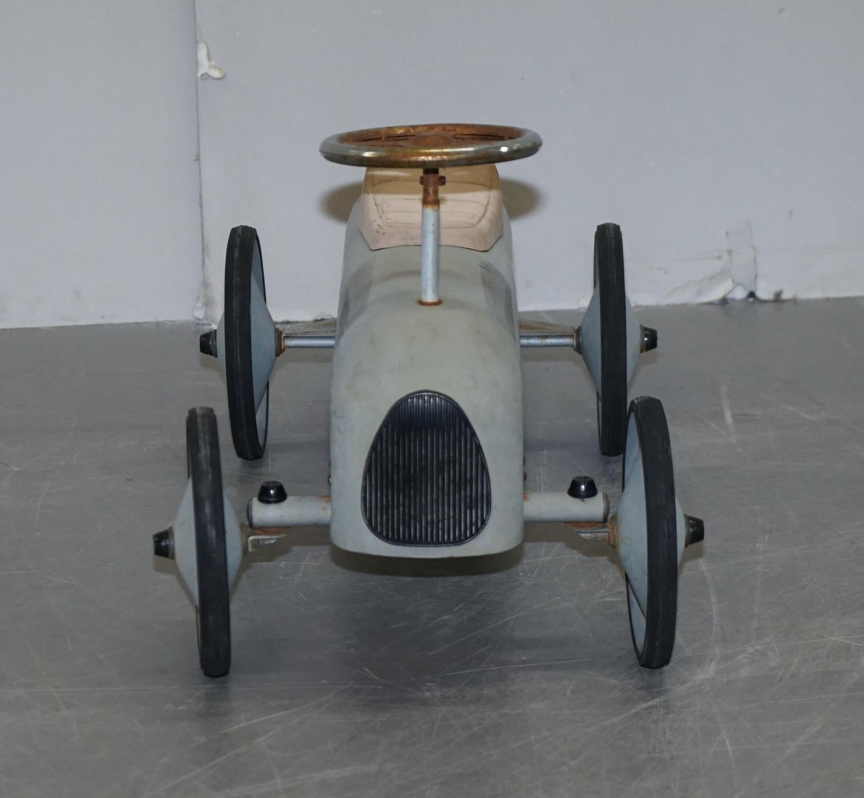 Lovely Vintage Style Childrens French Push on Metal Racing Car Lovely ...