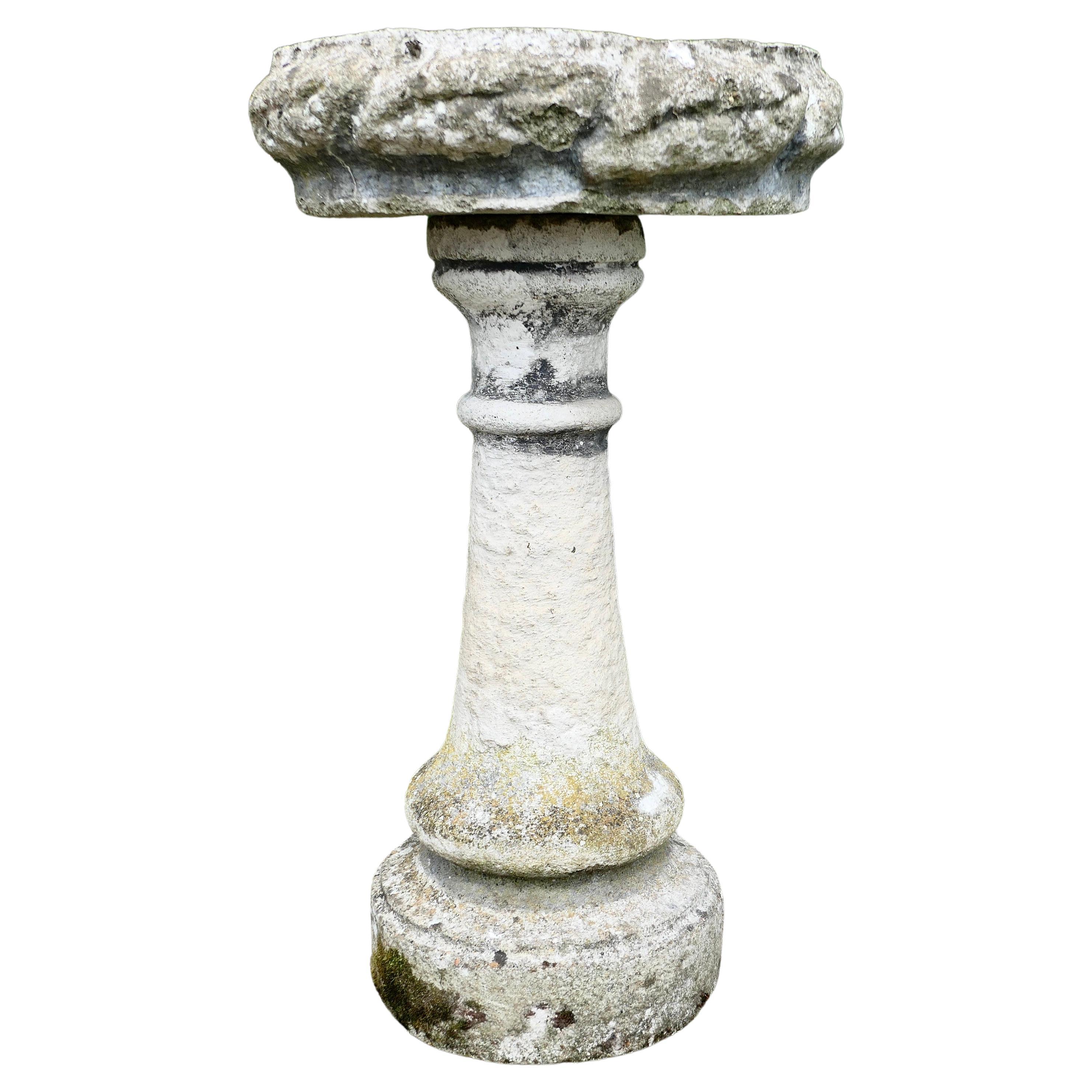Limestone Bird Bath at 1stDibs | limestone birdbath, limestone bird baths