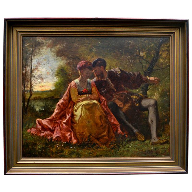 A German Rococo Interior by Mathias Werthmeister For Sale at 1stDibs