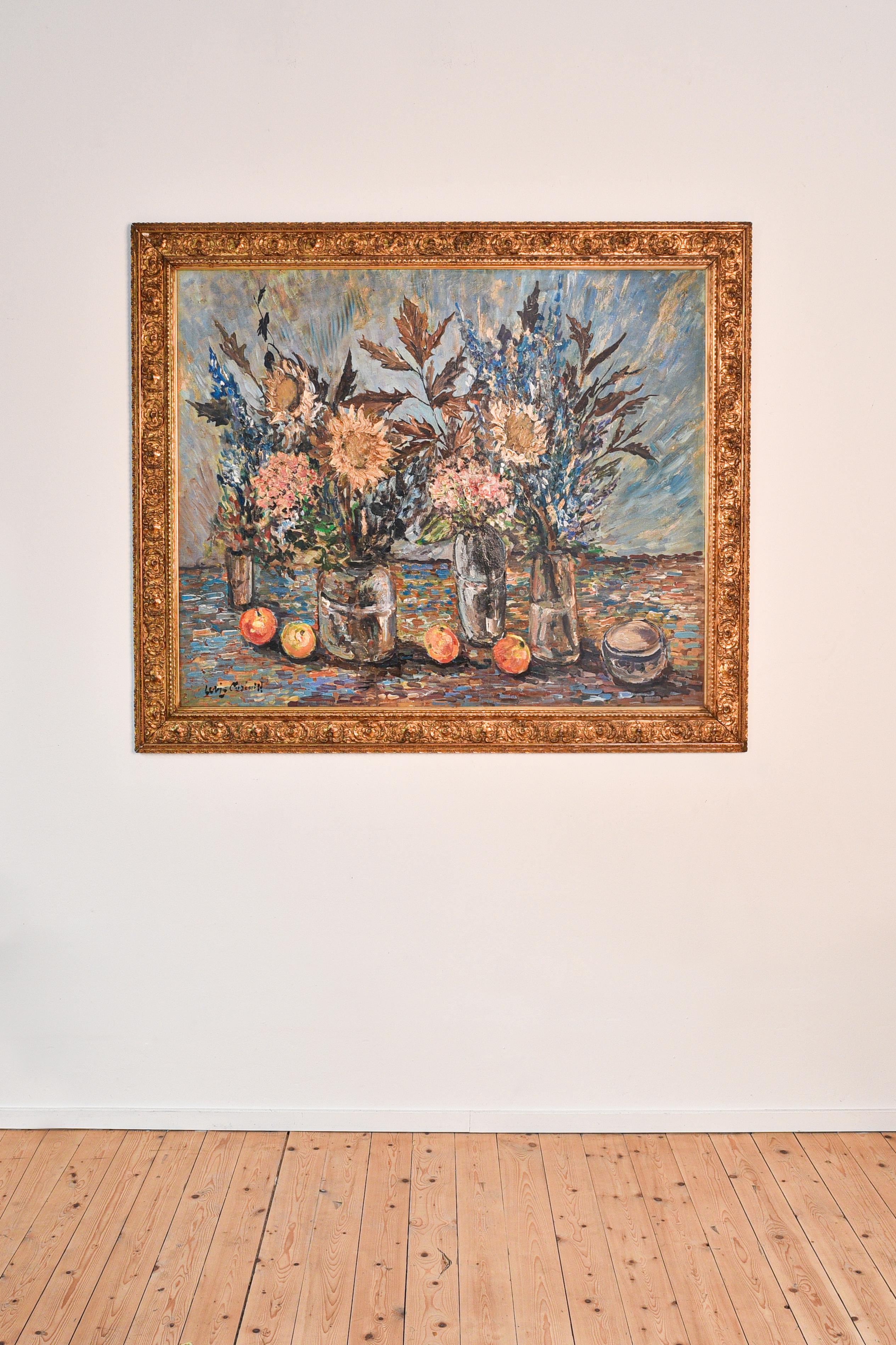 19th century still life with flowers, attributed to Lovis Corinth For Sale at 1stDibs