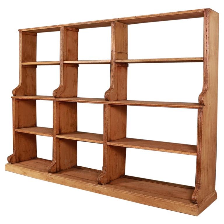 Low Bookcase/ Shop Fitting at 1stDibs