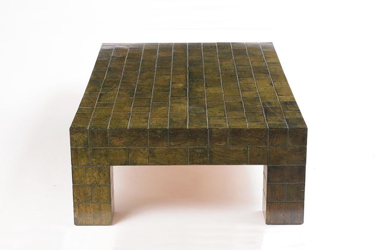 Lacquered Modern Low Coffee Table at 1stDibs