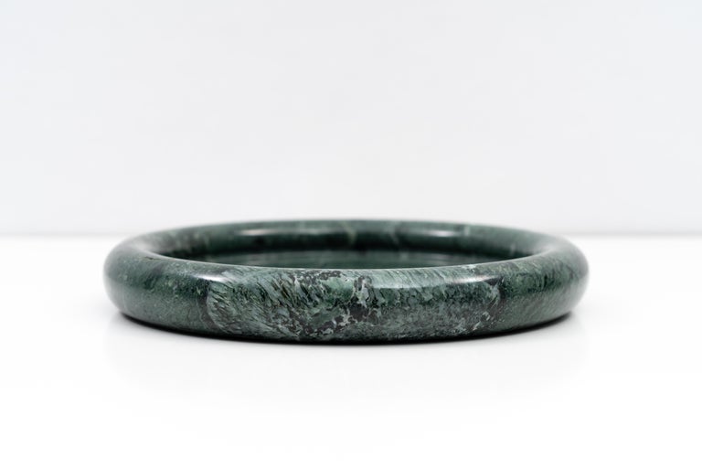 Low Rimmed Verdi Alpi Marble Dish by Egidio Di Rosa and P.A Giusti for ...