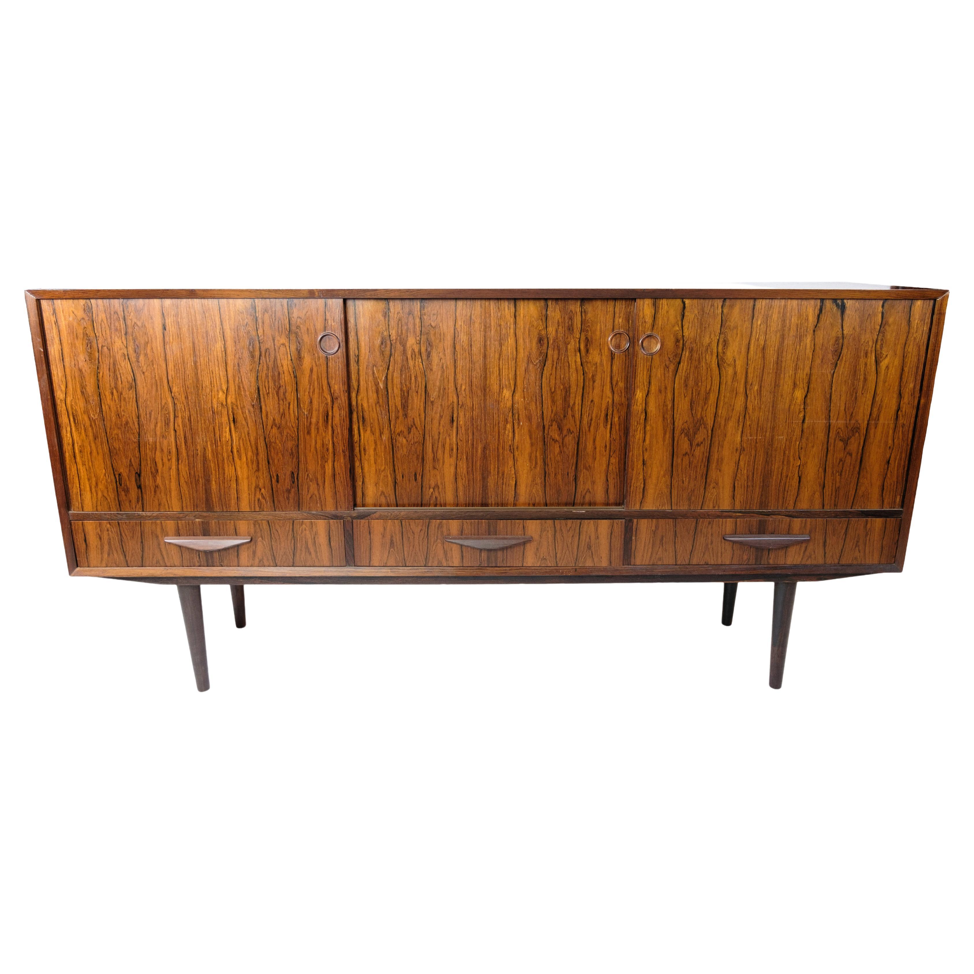 Low Sideboard, Omann Junior, Rosewood, Danish Design, 1960 For Sale at ...