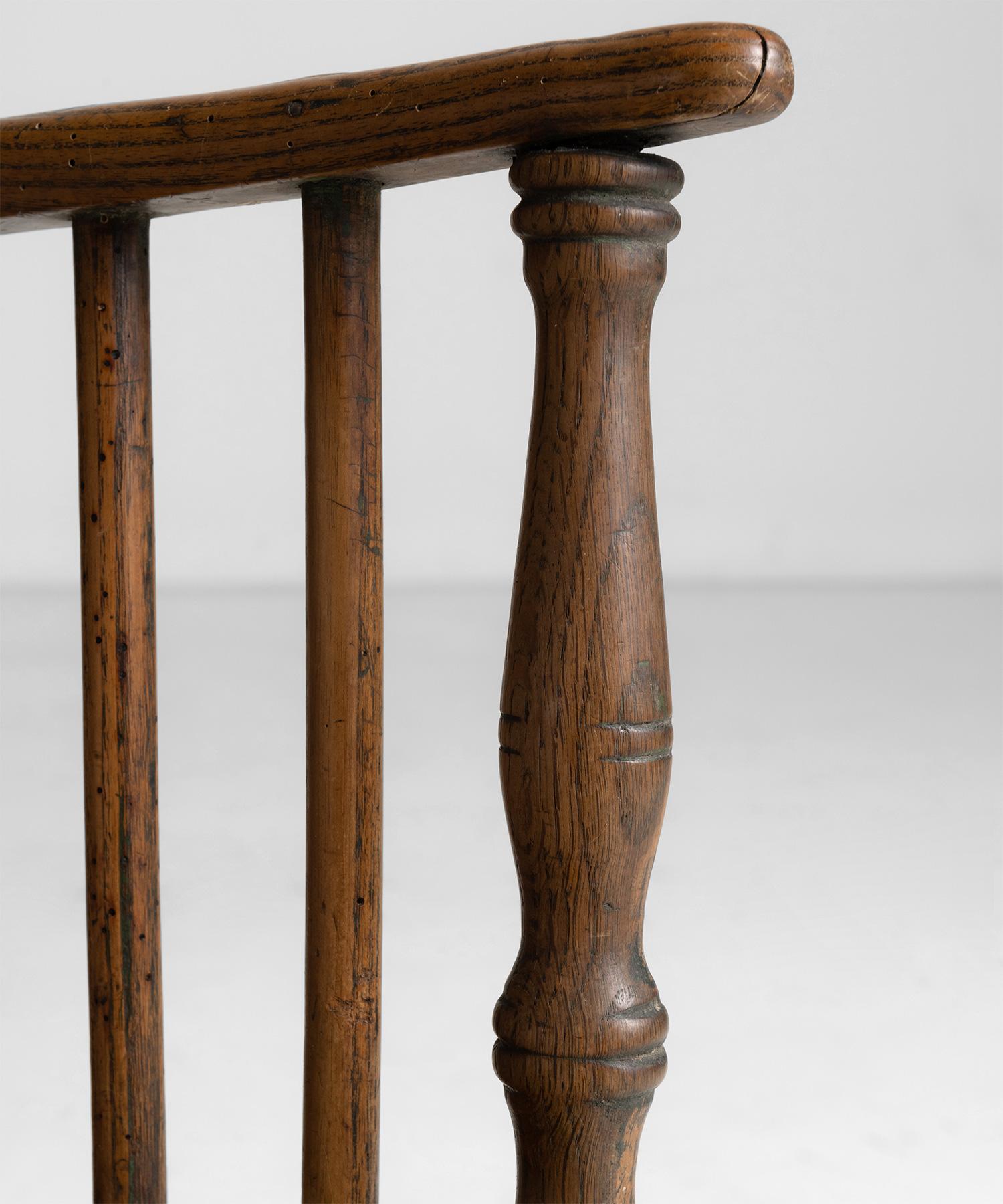 Low Stick Back Chair, Wales, Circa 1790 For Sale at 1stDibs