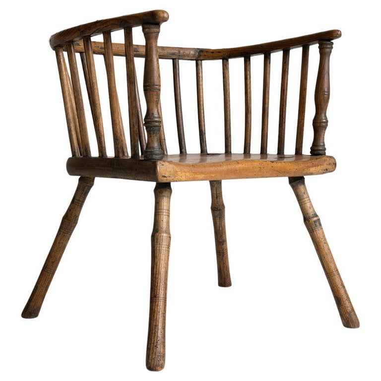 Low Stick Back Chair, Wales, Circa 1790 For Sale at 1stDibs