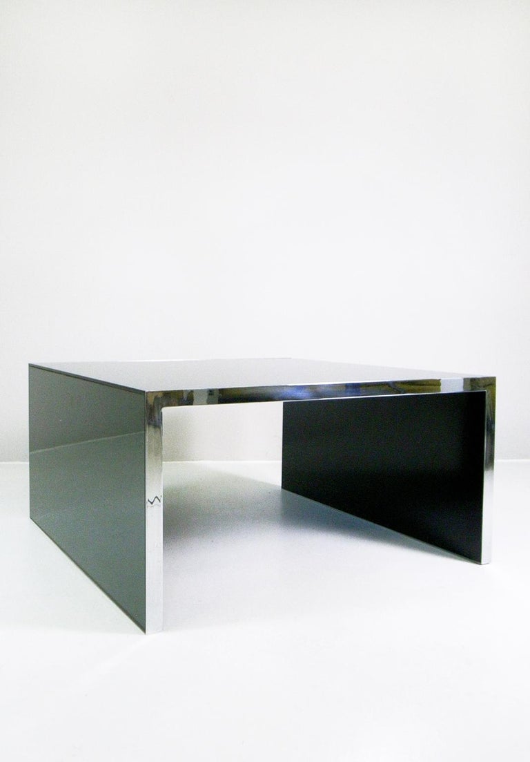 Low Table "Four Corners" by Nanda Vigo, Driade, Italy, 1971 at 1stDibs