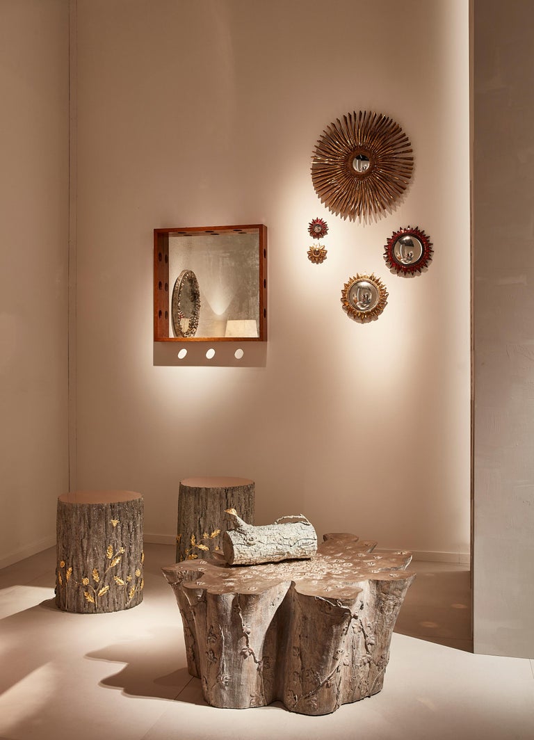 Low Table in Bronze "Millefiori" by Joy de Rohan Chabot For Sale at 1stDibs