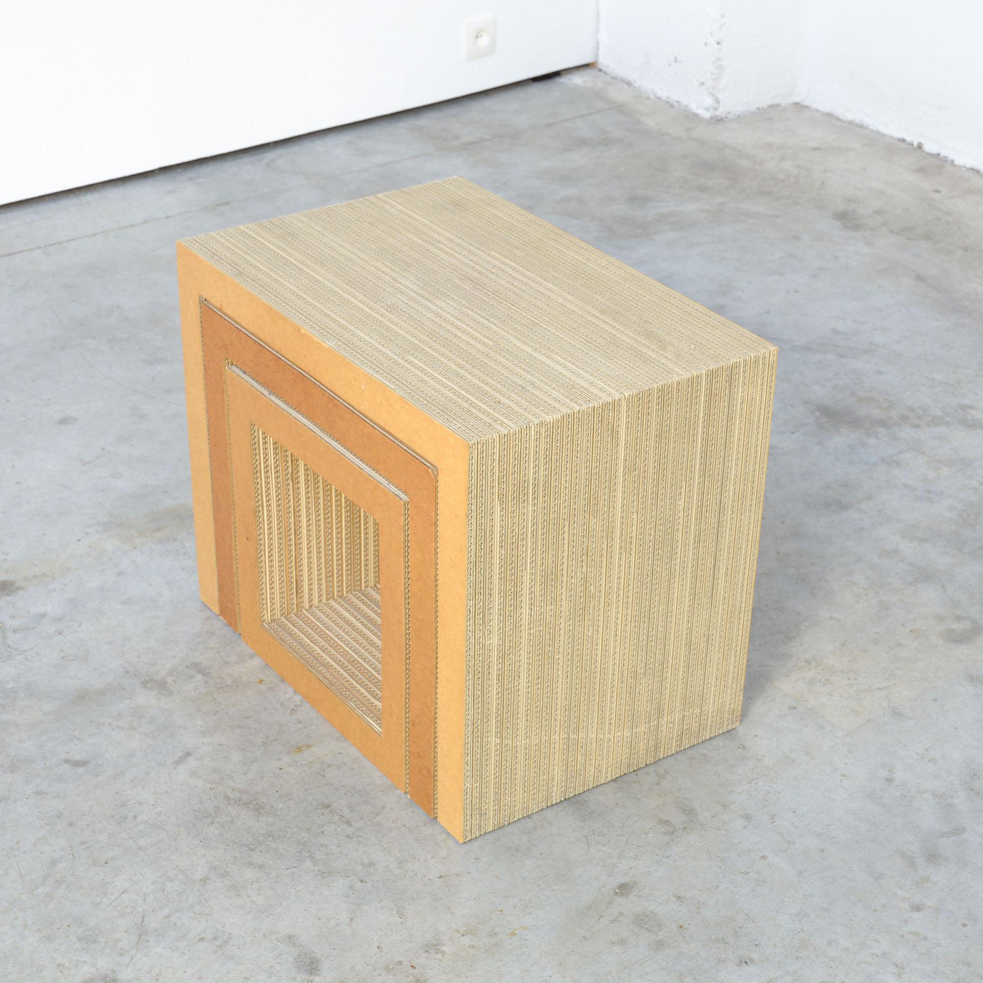 Low Table Set 'Easy Edges' by Frank O. Gehry for Vitra, 2001 at 1stDibs