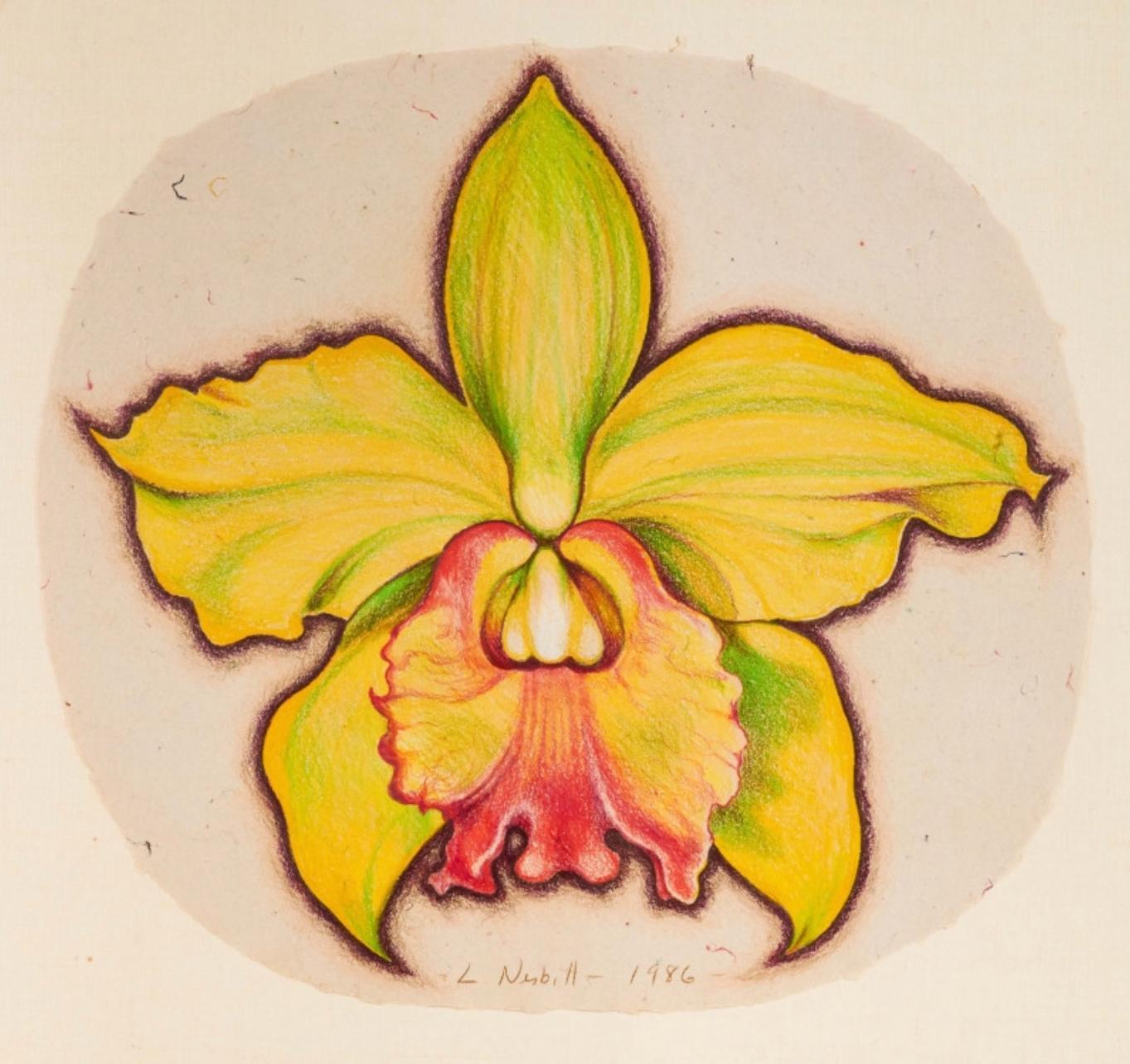 Lowell Nesbitt - White Rose, Monumental Flower Painting by Nesbitt For ...