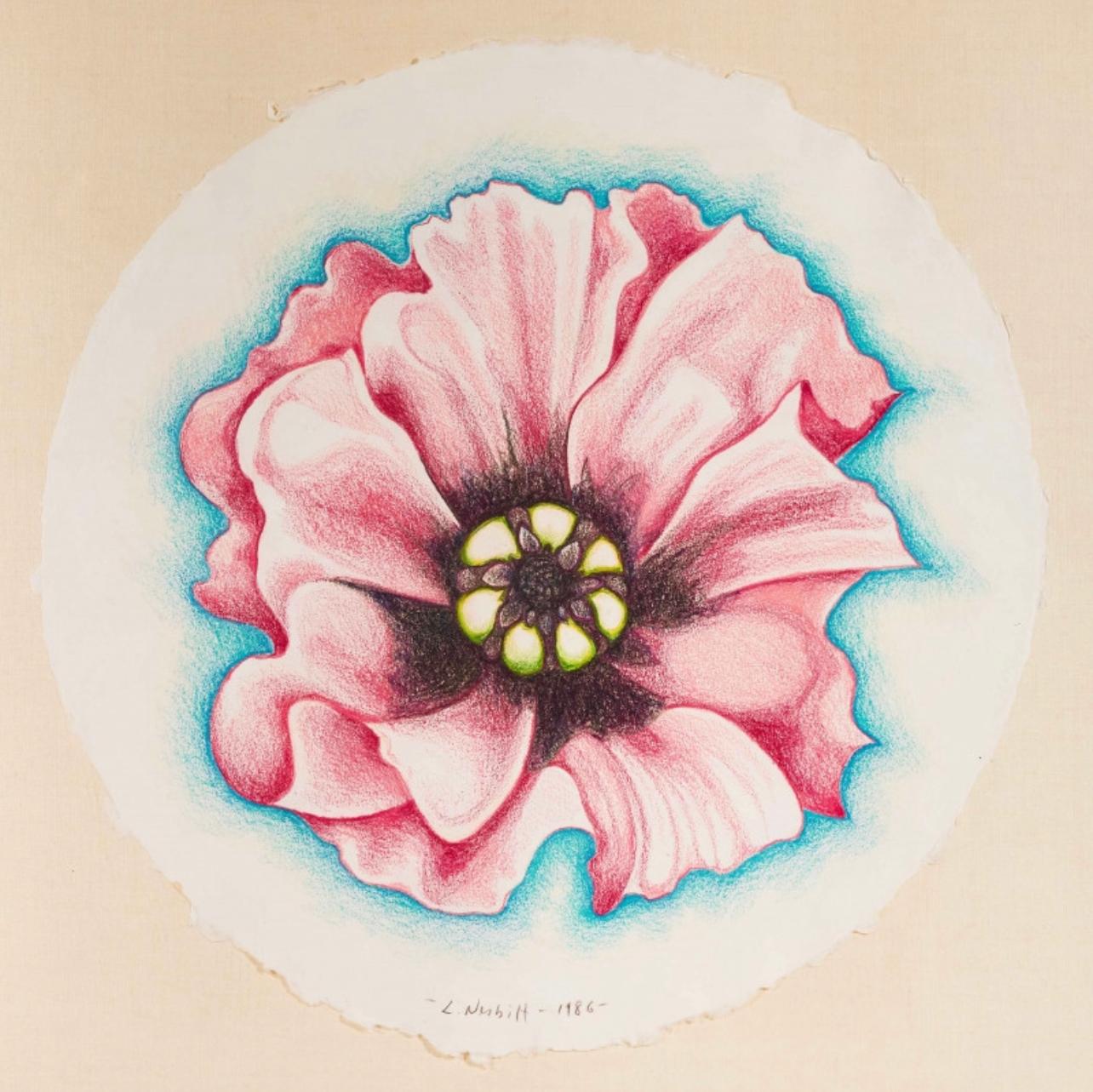 Lowell Nesbitt - White Rose, Monumental Flower Painting by Nesbitt For ...