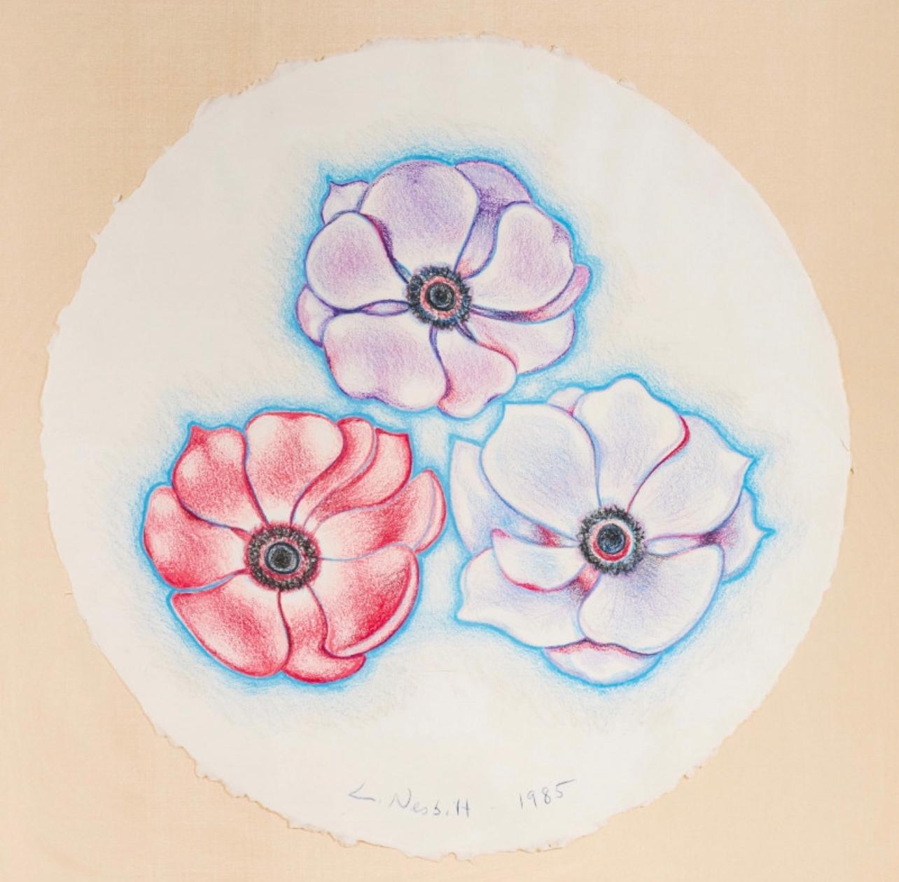 Lowell Nesbitt - White Rose, Monumental Flower Painting by Nesbitt For ...