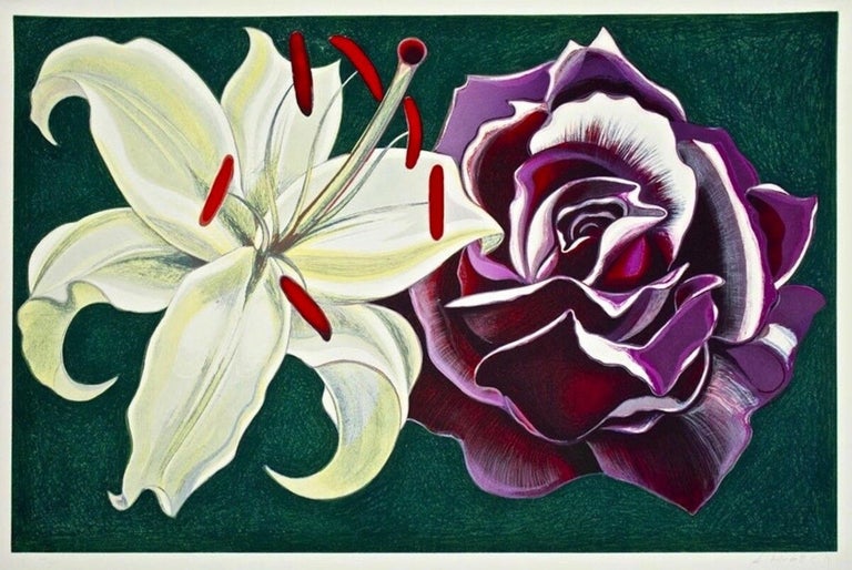 Lowell Nesbitt - Lily and Rose, Lowell Nesbitt For Sale at 1stDibs