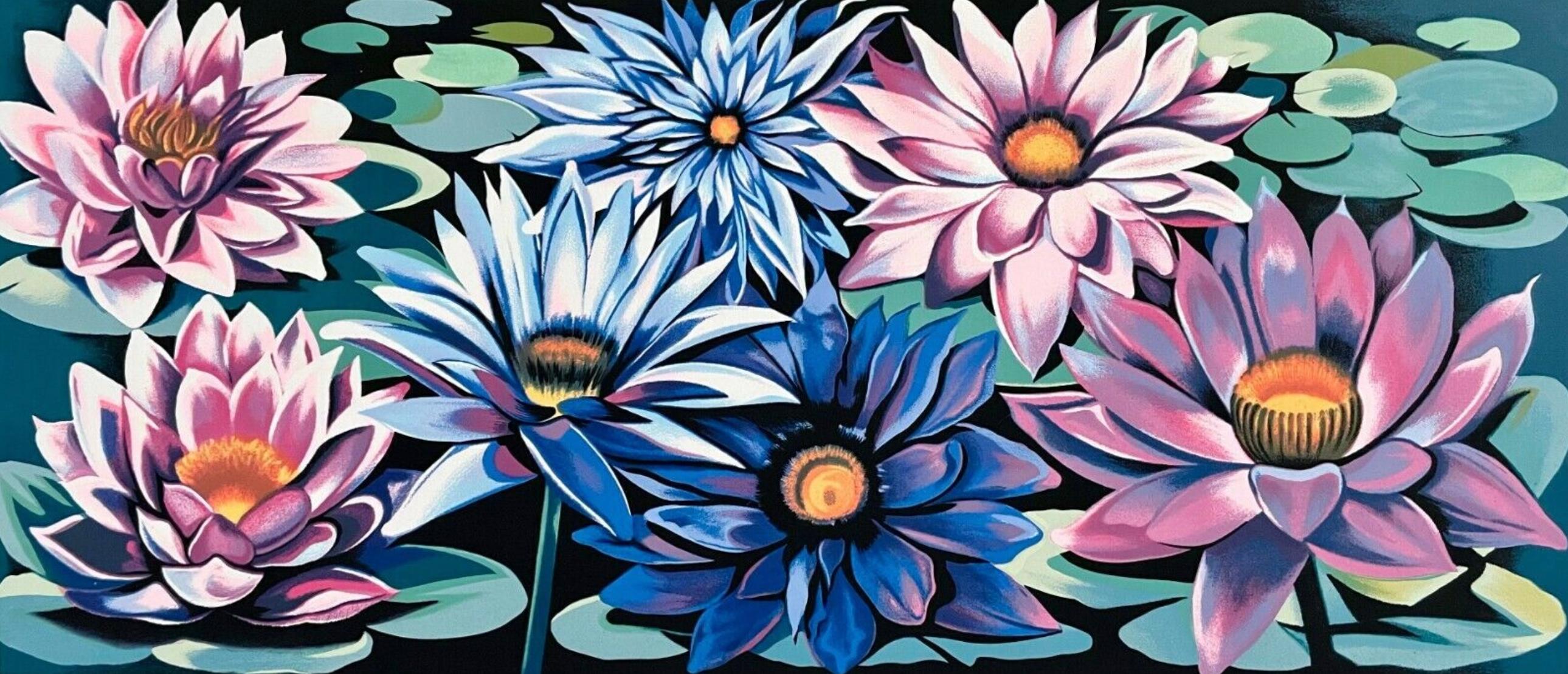 Roy Lichtenstein - LES NYMPHEAS at 1stDibs | roy lichtenstein les ...