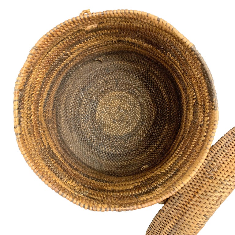 Lozi Lidded Basket at 1stDibs