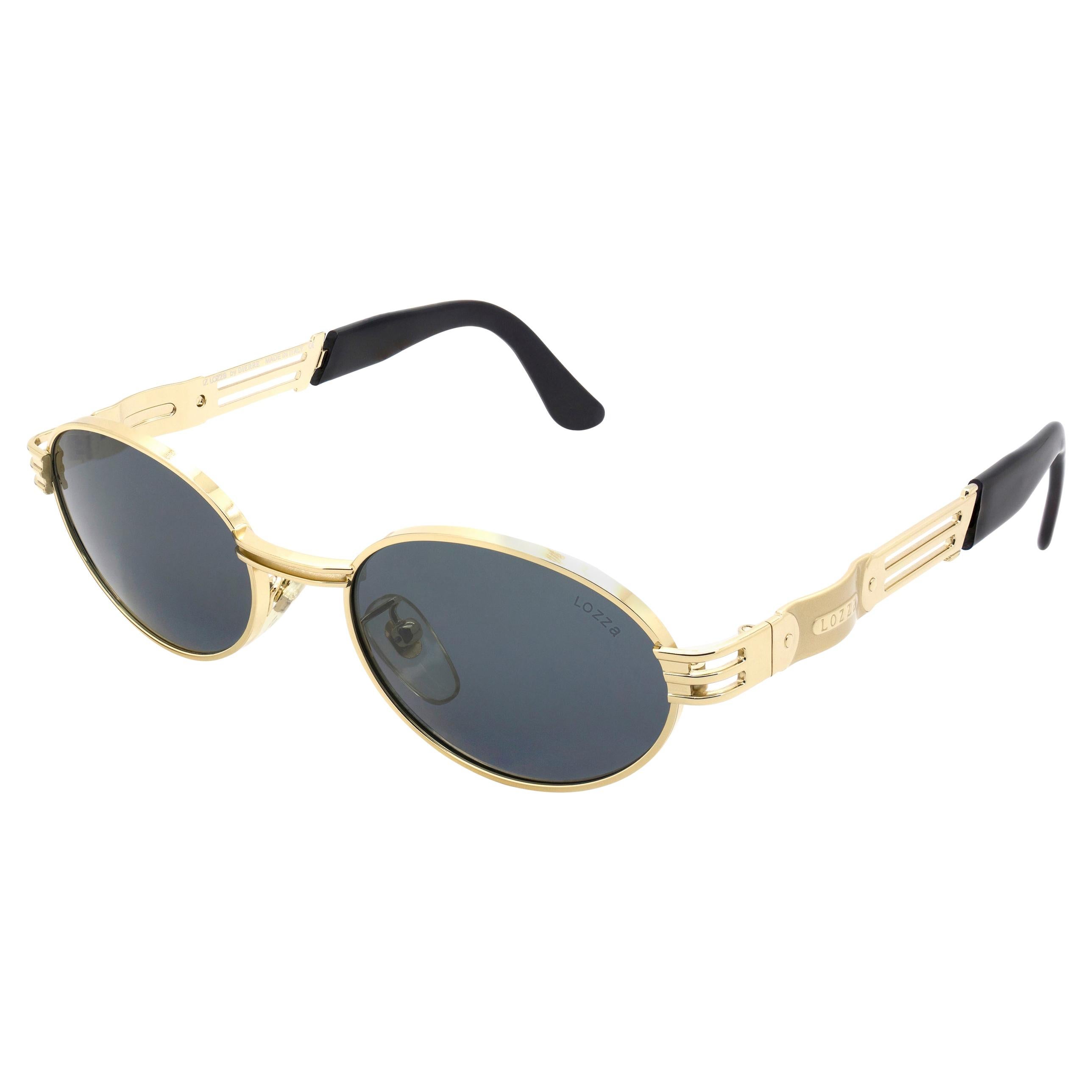 Vintage sunglasses by Lozza, 80s hexagonal sunglasses For Sale at 1stDibs