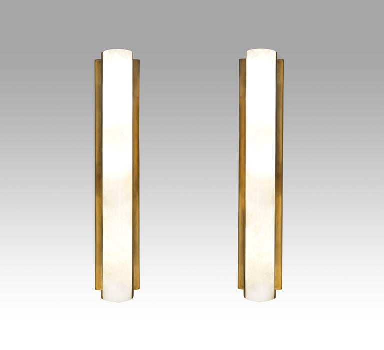 LTW Rock Crystal Sconces by Phoenix For Sale at 1stDibs