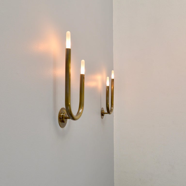 LU Wall Sconces PB For Sale at 1stDibs