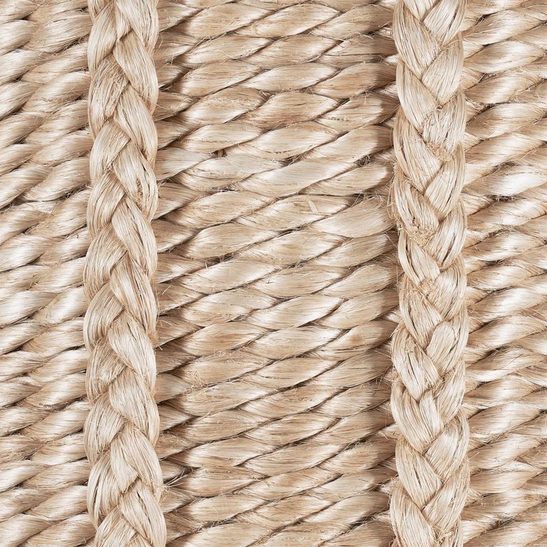 Lubic Abaca Basket, Light Natural 16" For Sale at 1stDibs
