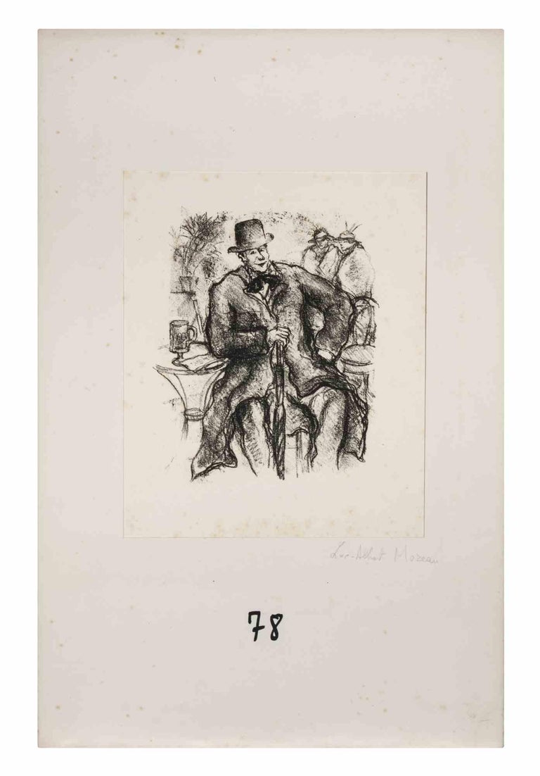 Luc-Albert Moreau - Elegant Man - Lithograph by Luc-Albert Moreau ...