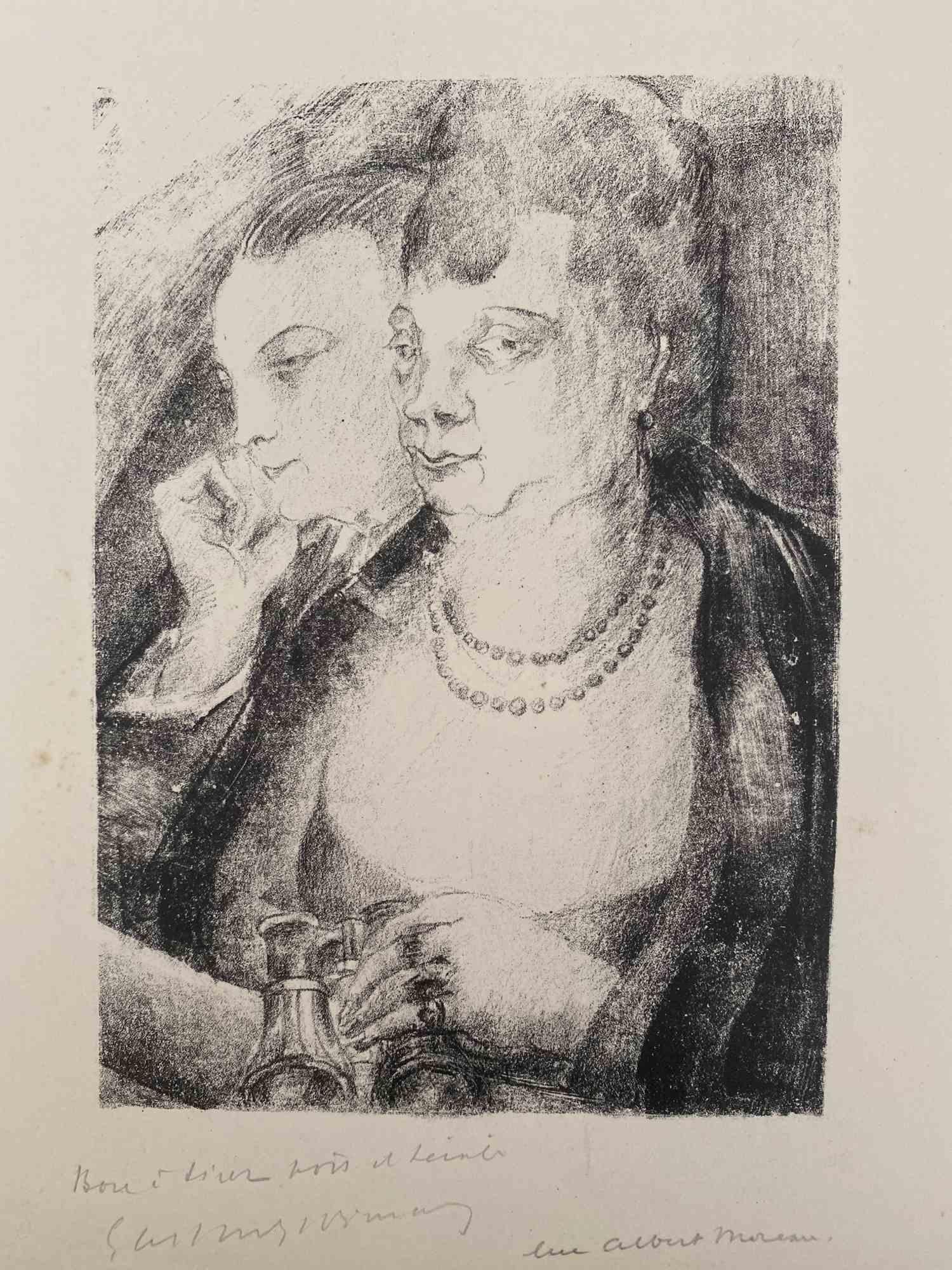 Luc-Albert Moreau - Dancing in the Forest - Lithograph by Luc-Albert ...