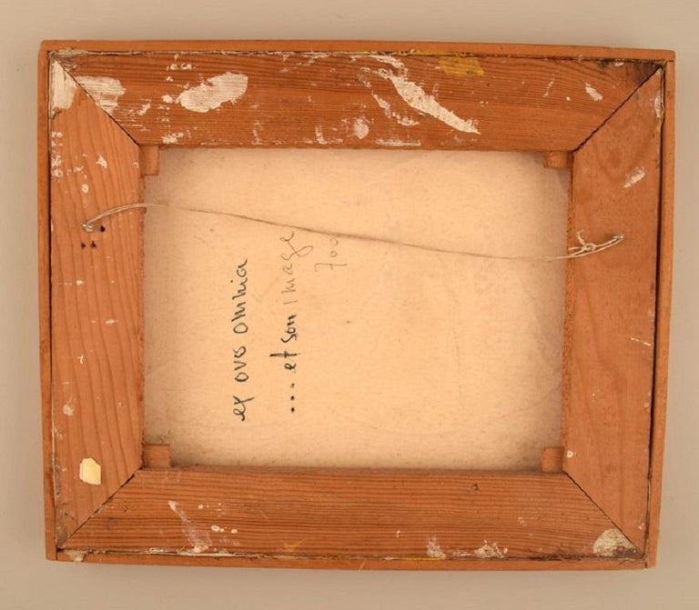 Luc Grun, France, Oil on Canvas, Abstract Composition, 1970s For Sale ...