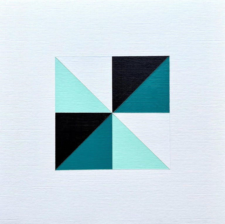Luc Sokolowski - Complementary Objects, Geometric Abstract 6"x6 ...