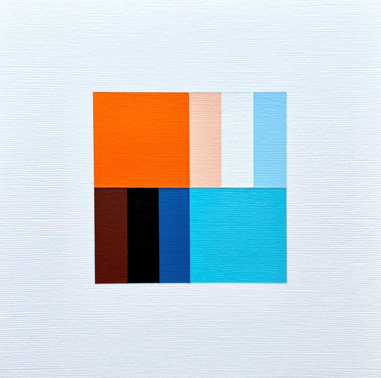 Luc Sokolowski - Complementary Objects, Geometric Abstract 6"x6 ...