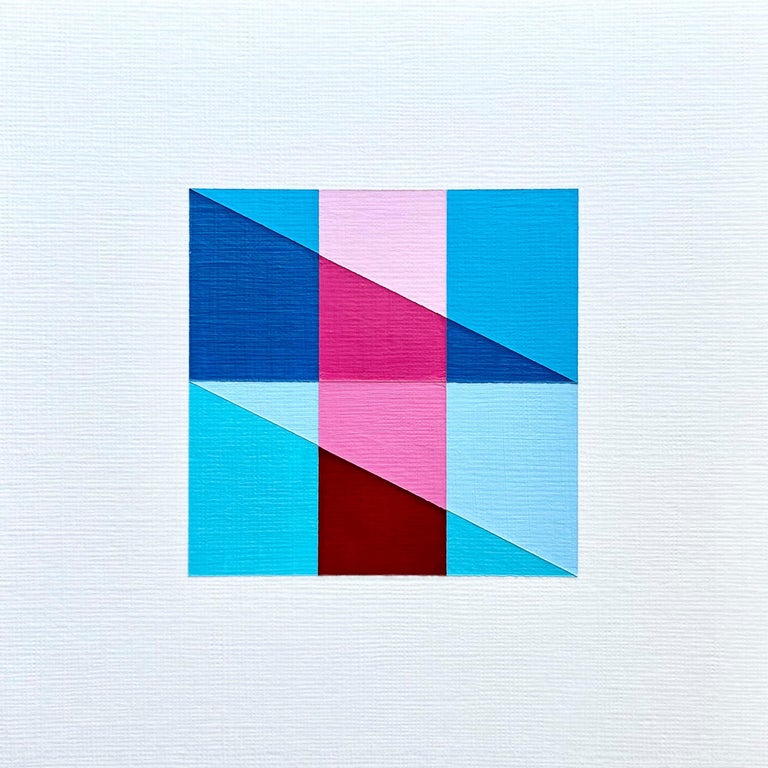 Luc Sokolowski - Valley of Illusion : Dreams, Geometric Abstract 6"x6 ...