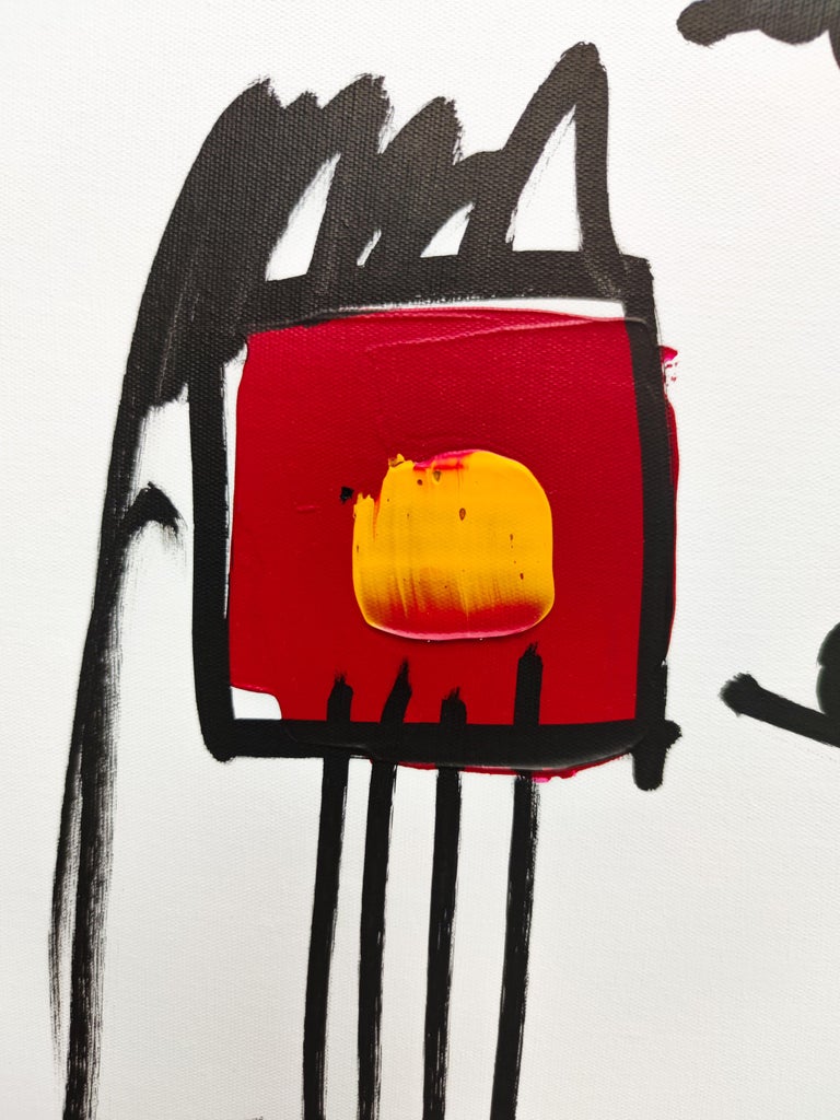 Luc Villard - Alexis, Painting, Acrylic on Canvas For Sale at 1stDibs