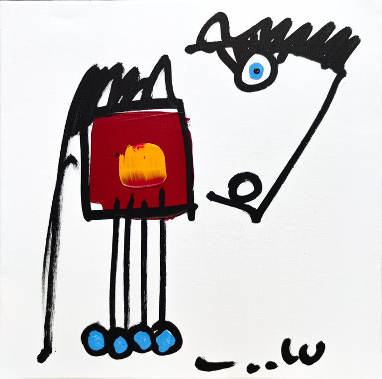 Luc Villard - Alexis, Painting, Acrylic on Canvas For Sale at 1stDibs