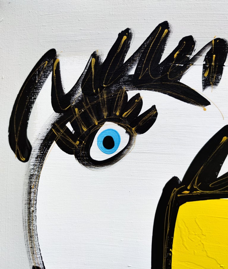 Luc Villard - Gerald, Painting, Acrylic on Canvas For Sale at 1stDibs