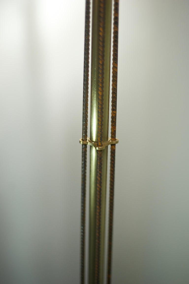 Luca Biancheri, Luna, Palm, Contemporary Floor Lamp, Concrete, Brass ...