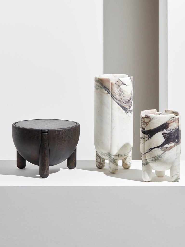 Luca Erba Small HAN Container in Stained Oak by Collection Particuliere ...