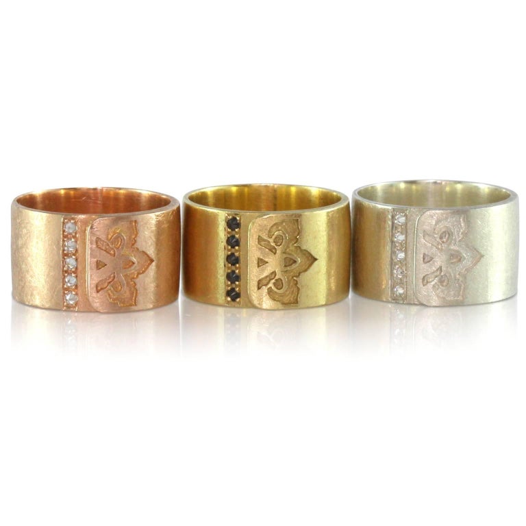 Luca Jouel Diamond and Silver Ikon Ring at 1stDibs