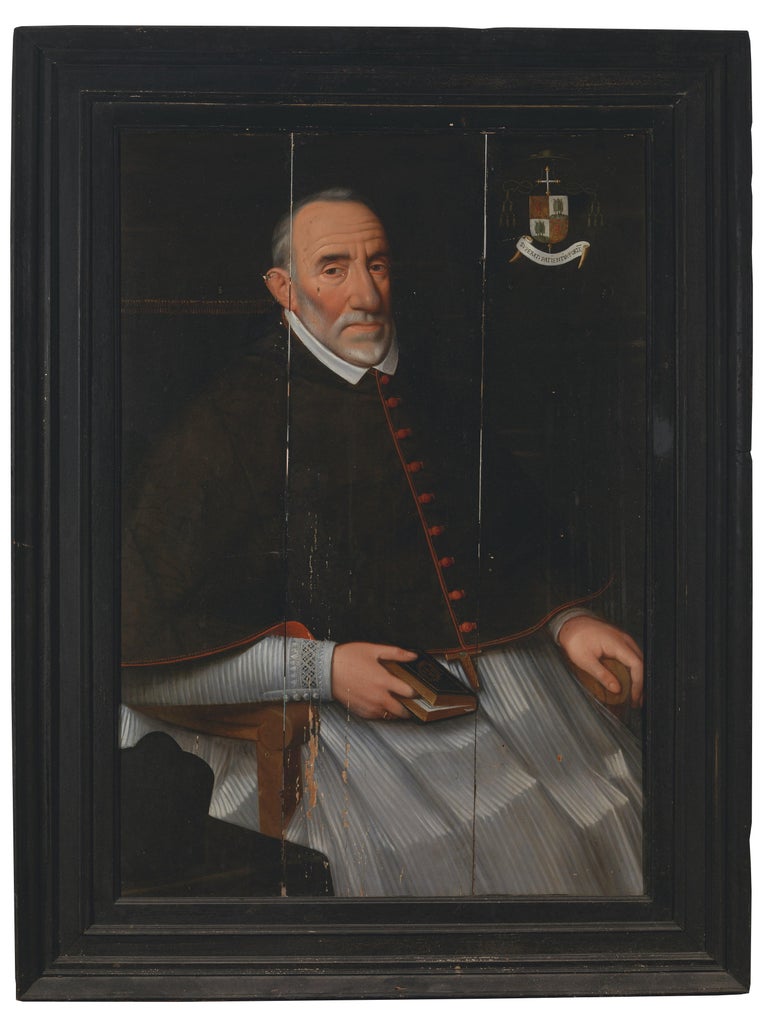 Portrait of Cardinal Matthias Hovius (Mechelen, 1542-Affligem, 1620 ...