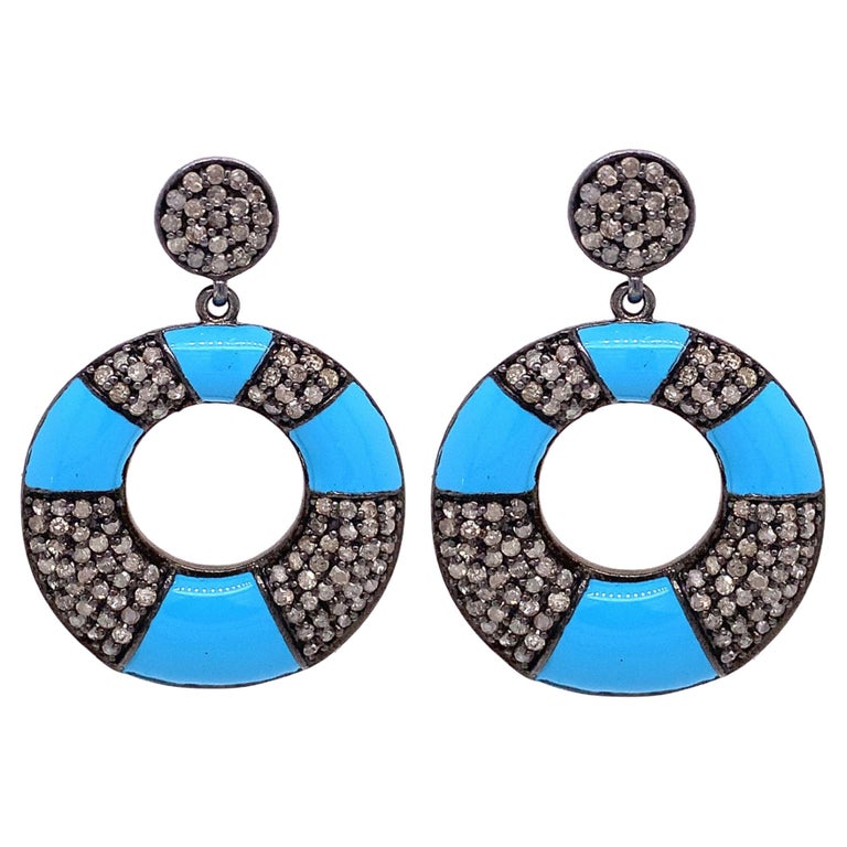 Lucea New York Icy Diamond and Enamel For Sale at 1stDibs