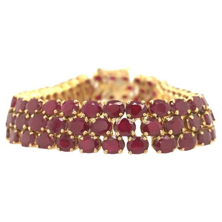Lucea New York Ruby Sliver Bracelet For Sale at 1stDibs