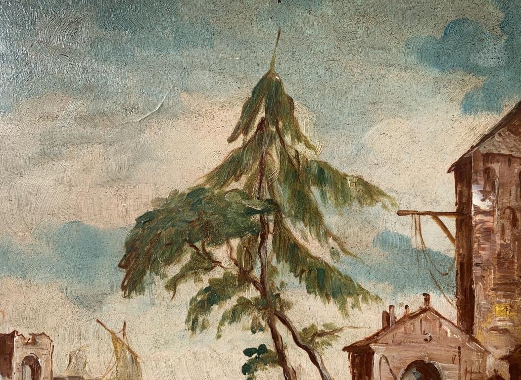 Lucia Ponga - Lucia Ponga - Pair of 19th century Venetian landscape ...